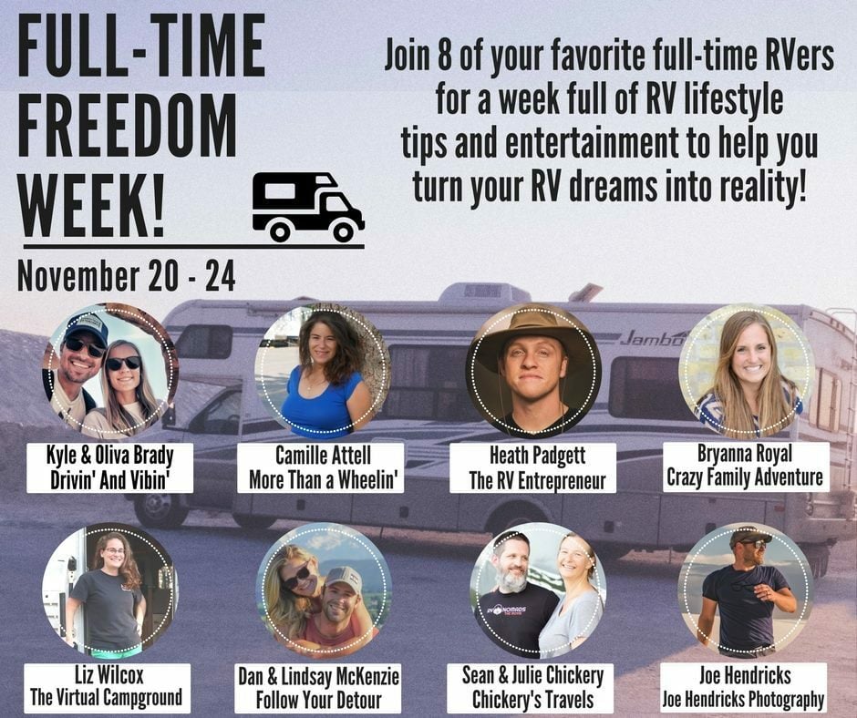 Full-Time Freedom Week Checklists