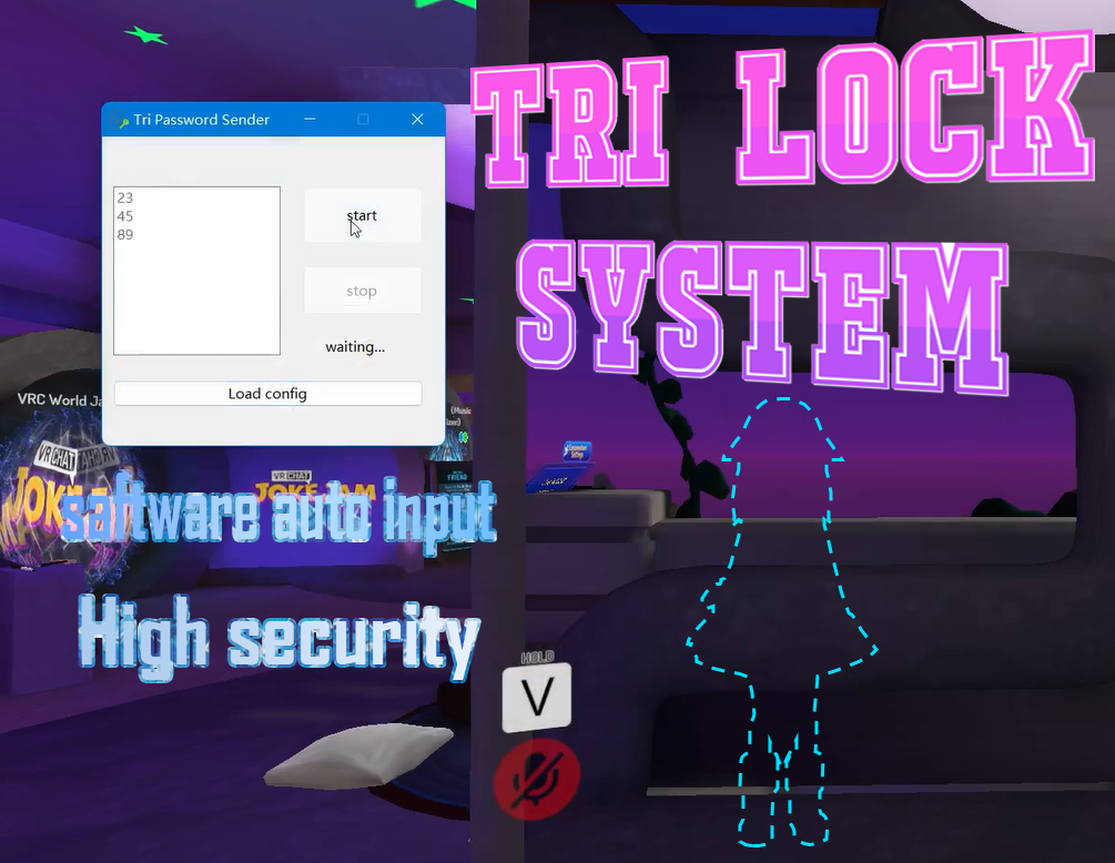 [VRchat] Tri Avatar Lock System