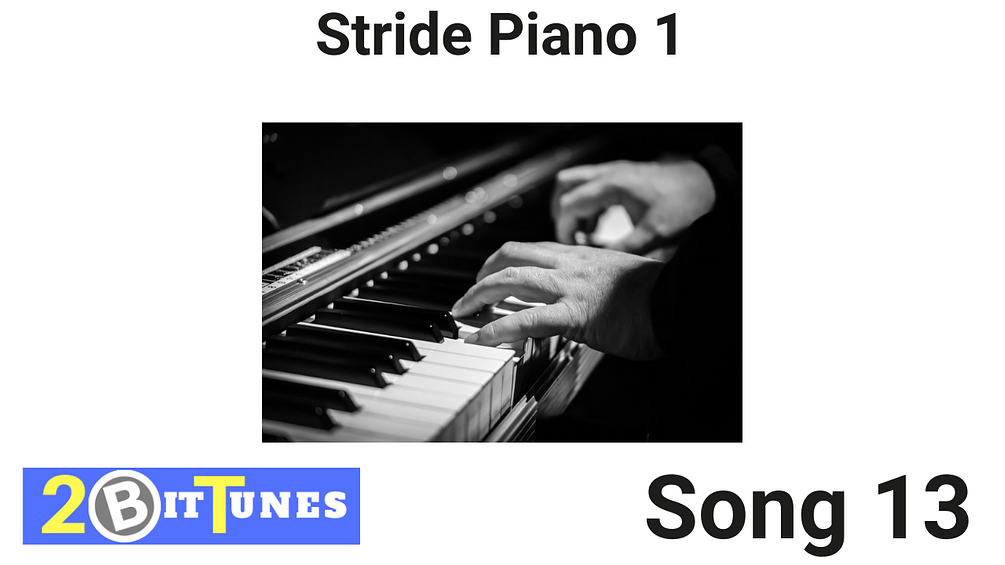 Royalty Free Music - Stride Piano 1 - Song 13