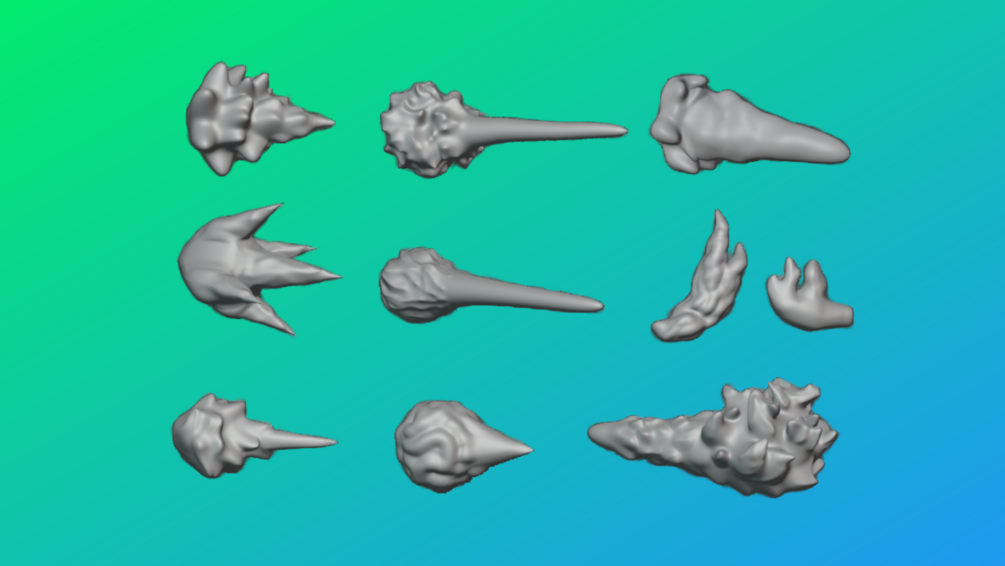 Battle effects STL set