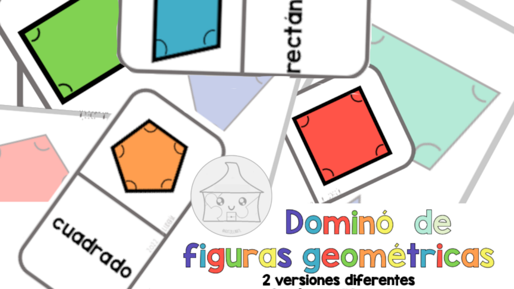Dominó de figuras geométricas ¡dos modos de juego!
