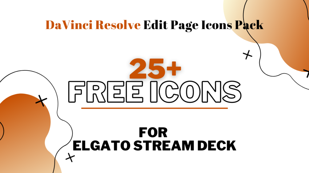 (FREE) DaVinci Resolve Edit Page Icons for Elgato Stream Deck