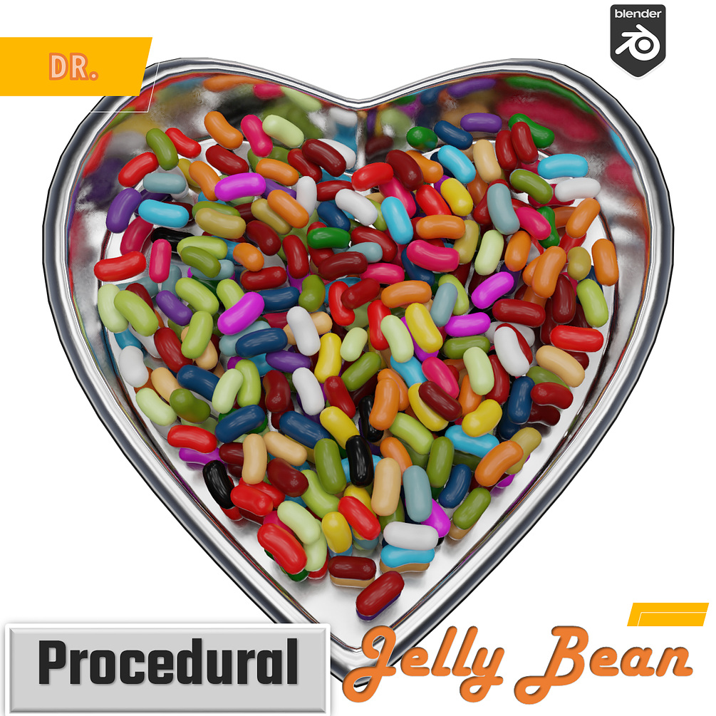 Jelly bean shader blender 2.9