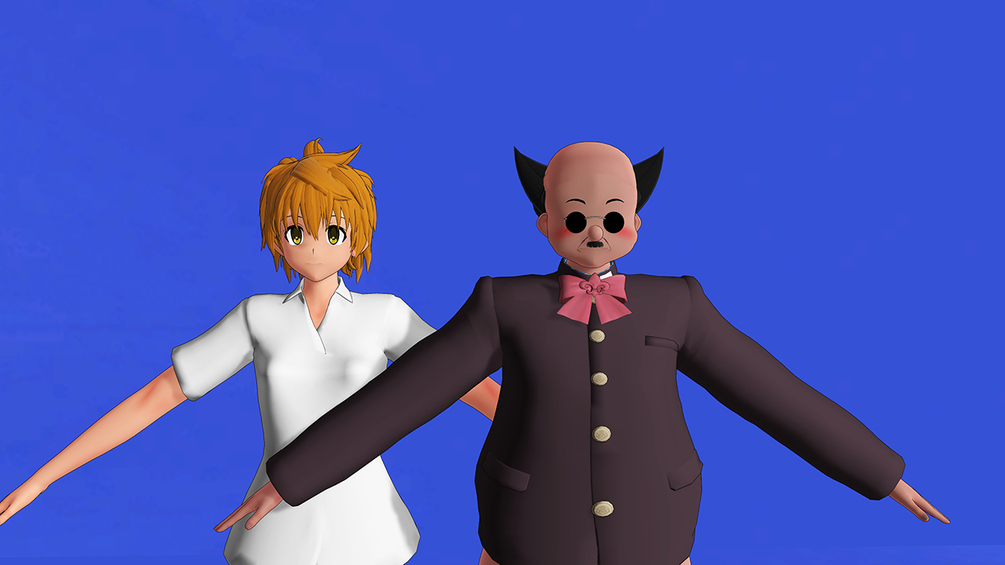 (MMD model dl) Rito & Principal - To Love Ru