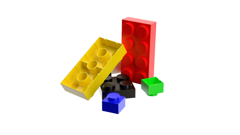 Lego blocks 3d Model