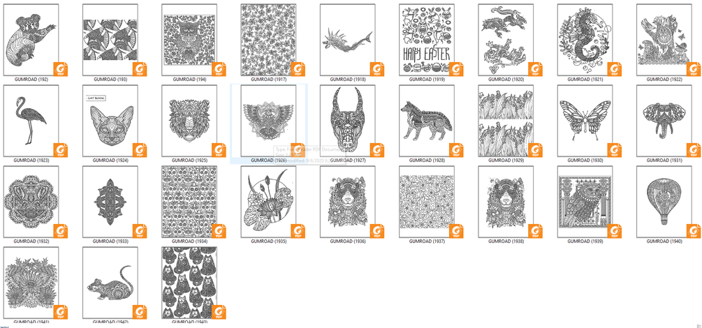 Coloring books for adults - 30 coloring pages book BZ35