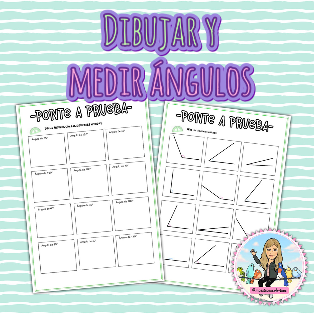 LOS ÁNGULOS y TIPOS DE RECTAS 4º primaria