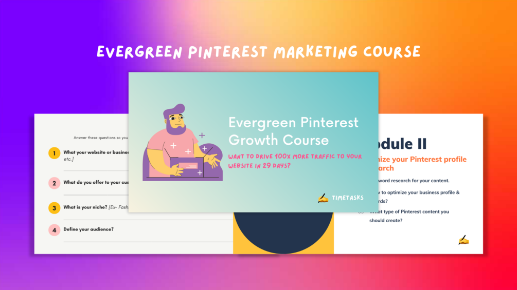Evergreen Pinterest Growth Course