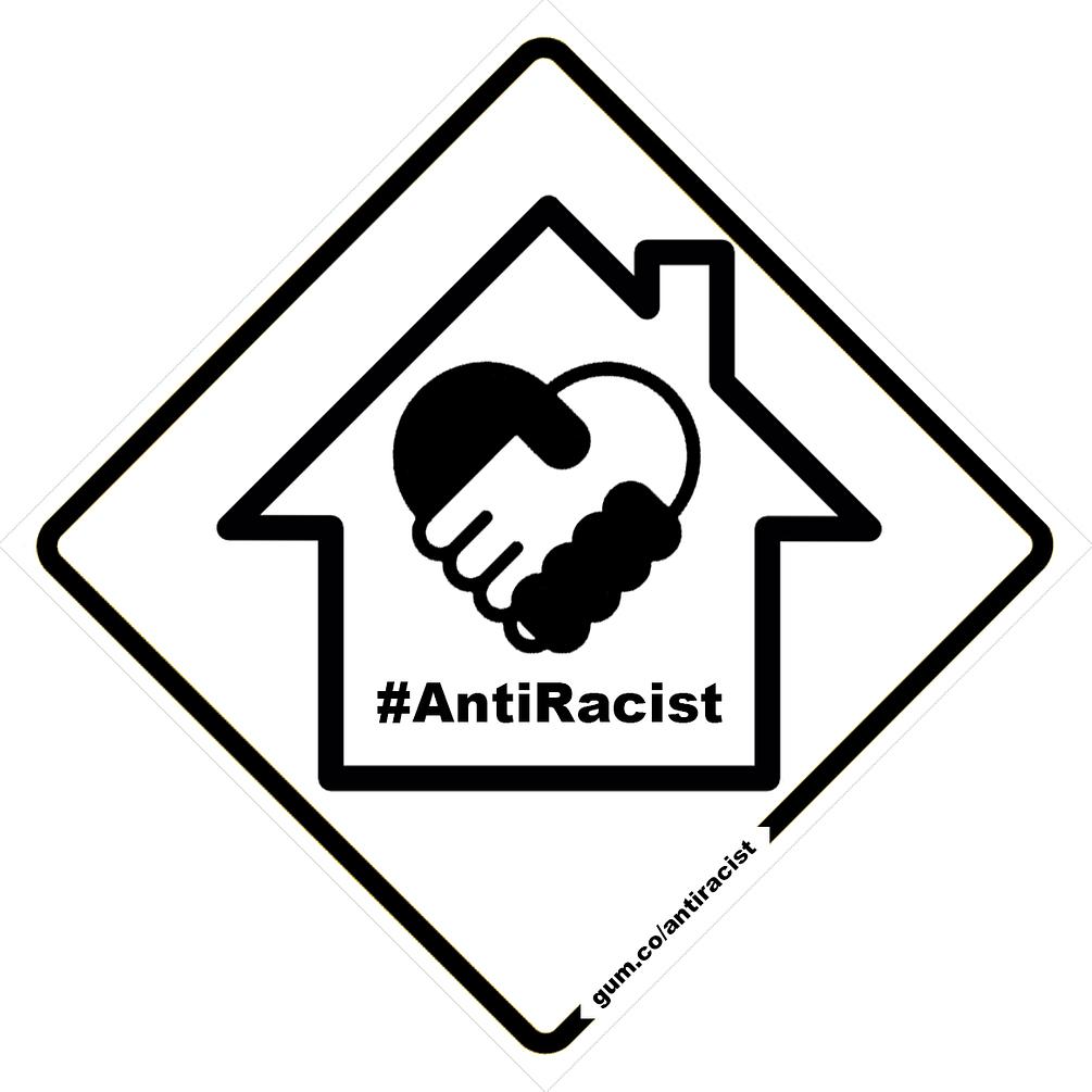 Anti-Racist Sticker