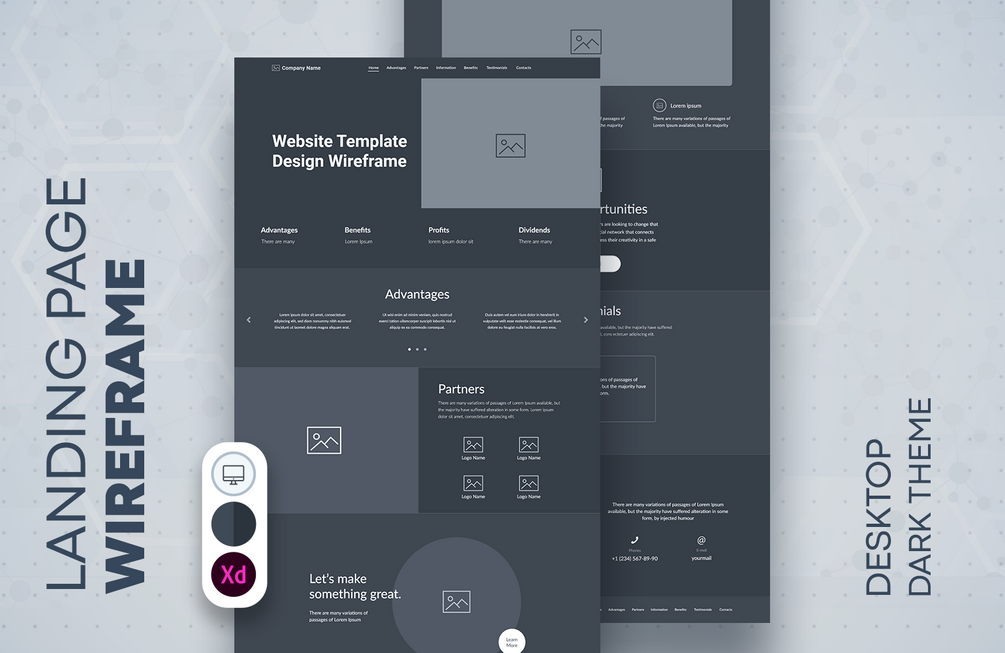 Landing Page Dark Theme #22