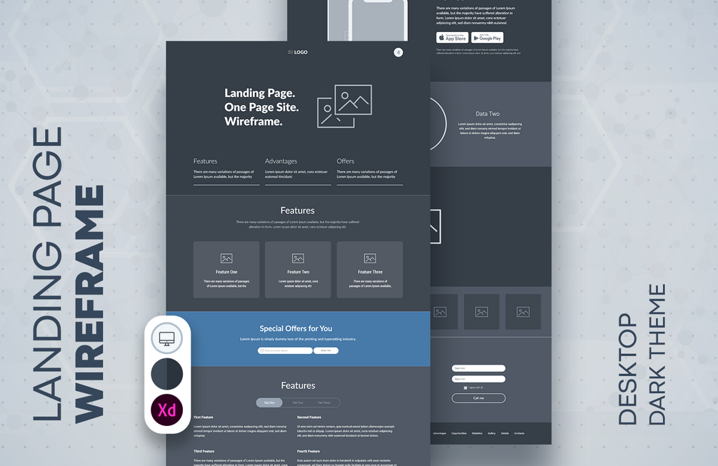 Landing Page Dark Theme #42