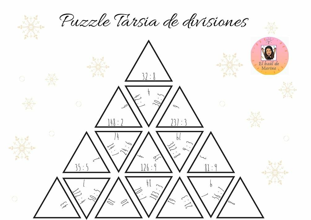 Puzzle Tarsia Divisiones