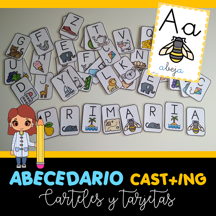 Abecedario: carteles y tarjetas