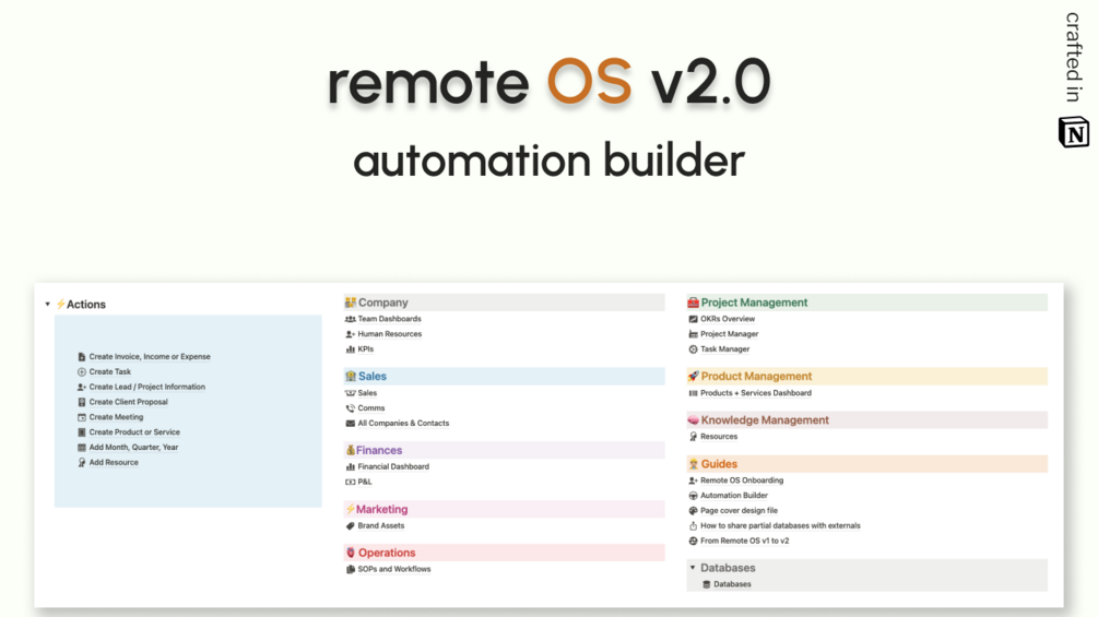 Remote OS v2.0 - Automation Builder