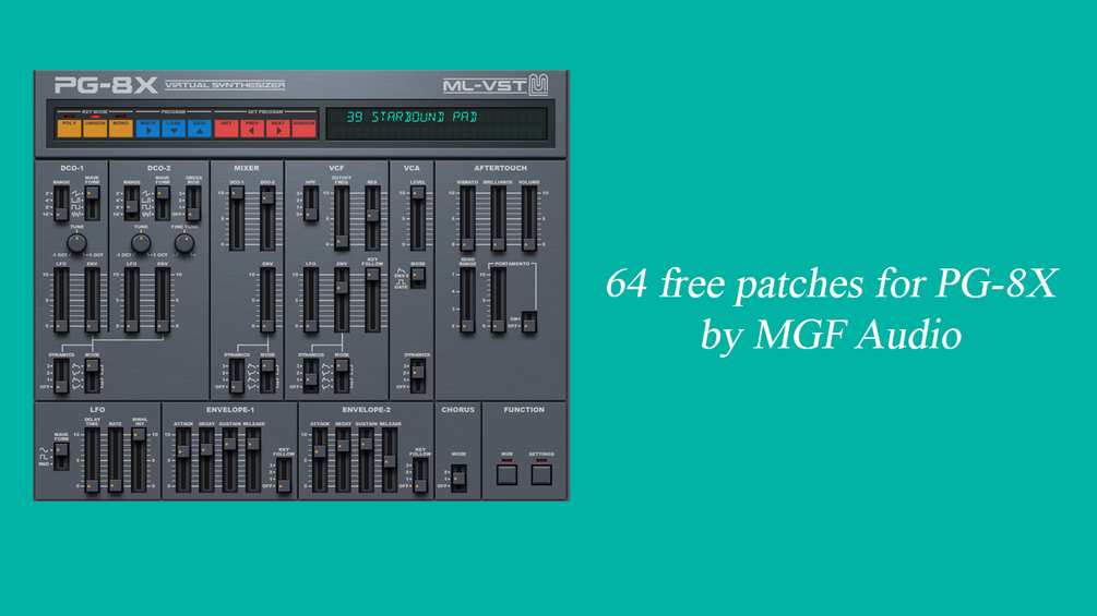 64 PG8X Presets by MGF Audio