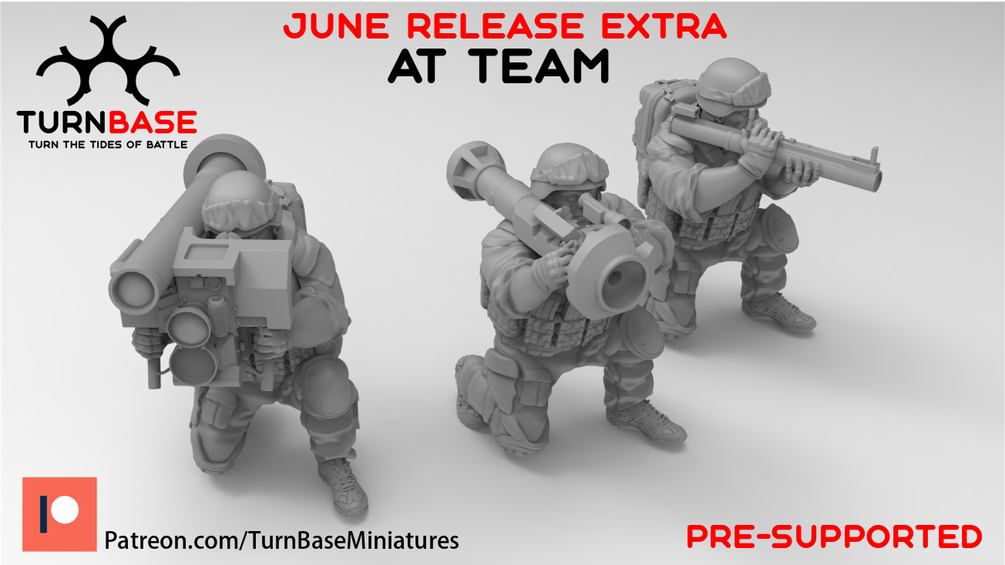 TurnBase Miniatures: Wargames - AT Team