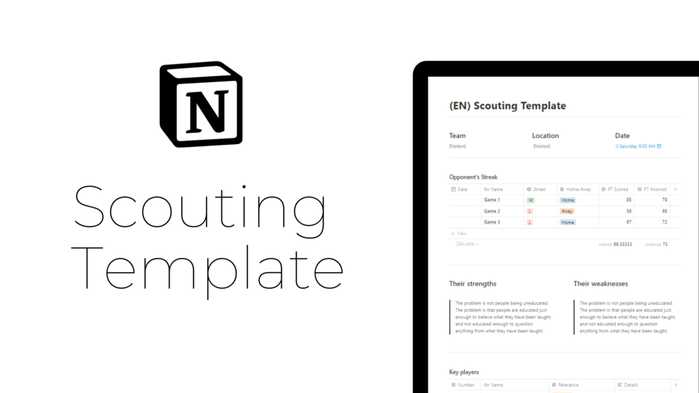 Scouting Template (EN)