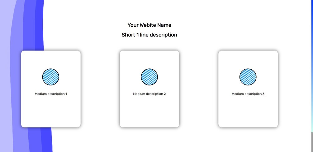 Ocean Themed Website Template
