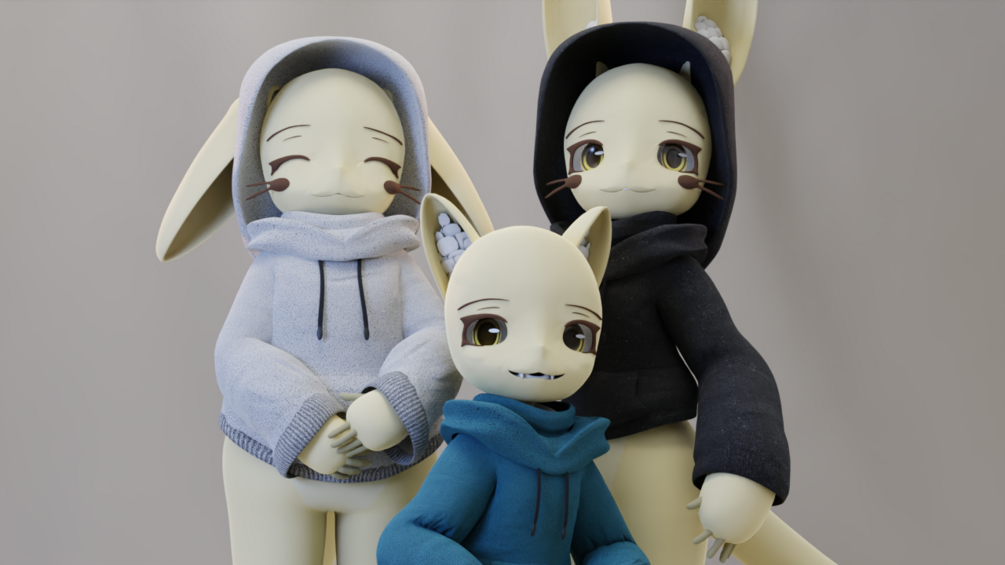 VRChat Nanachi Hoodie for Avatars [Accessories]