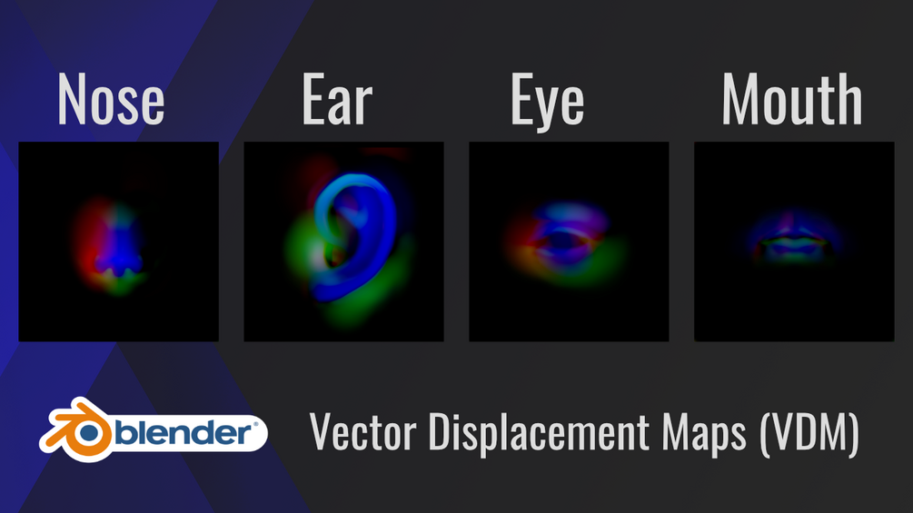 VDM Blender : Nose, Mouth, Eye, Ear