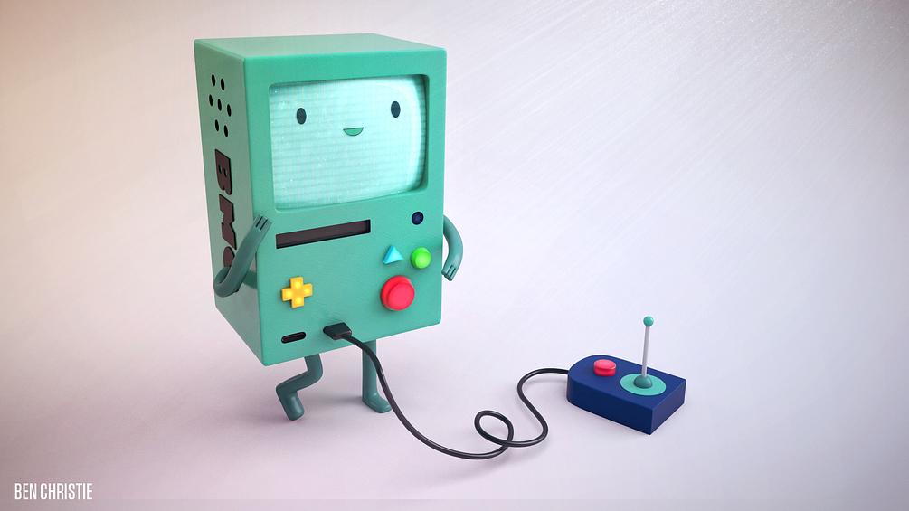 Beemo: FREE 3D Model Files (C4D & OBJ)