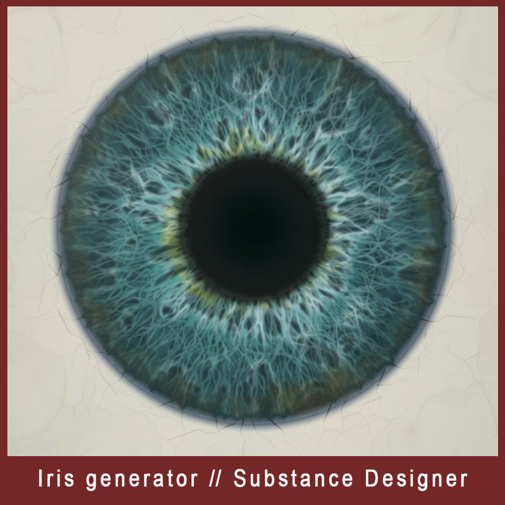 Iris generator substance designer