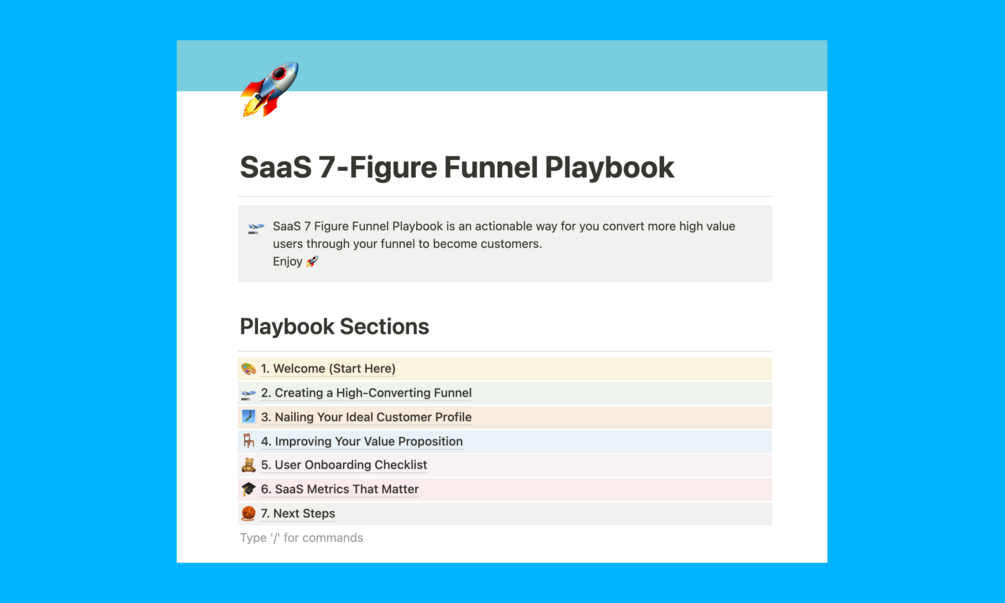 SaaS 7-Figure Playbook
