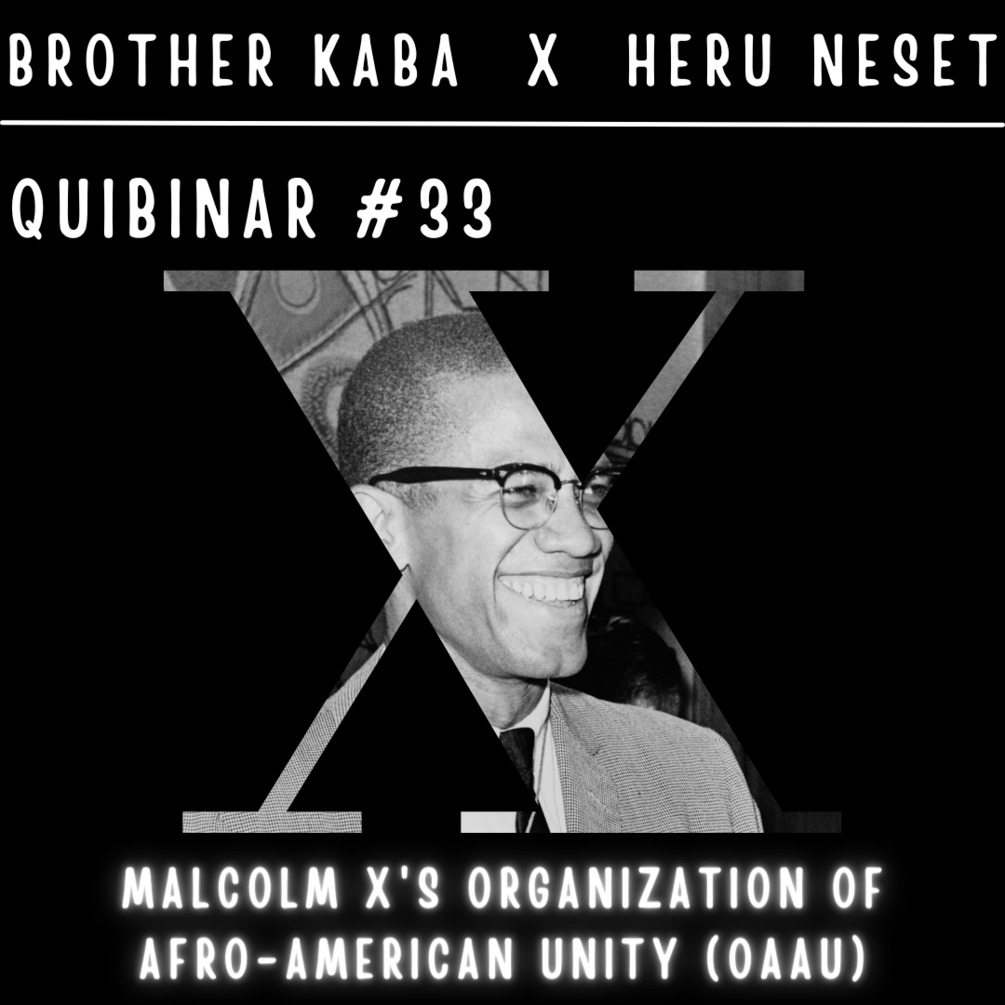 Quibinar #33 - Malcolm X's Organization of Afro-American Unity (OAAU)