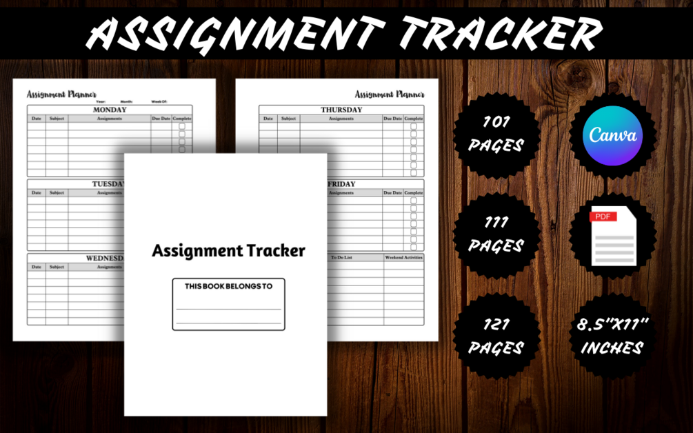 Assignment Tracker | KDP Interior