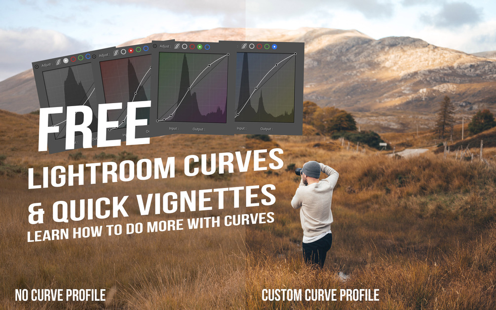 Free Lightroom Curves Pack & Quick Vignettes