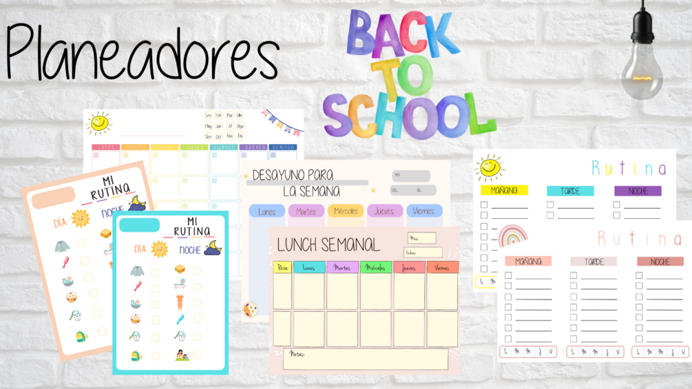 Planificadores Back To School