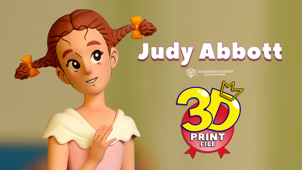 Judy Abbott - 3d print model ( ready for 3D print )