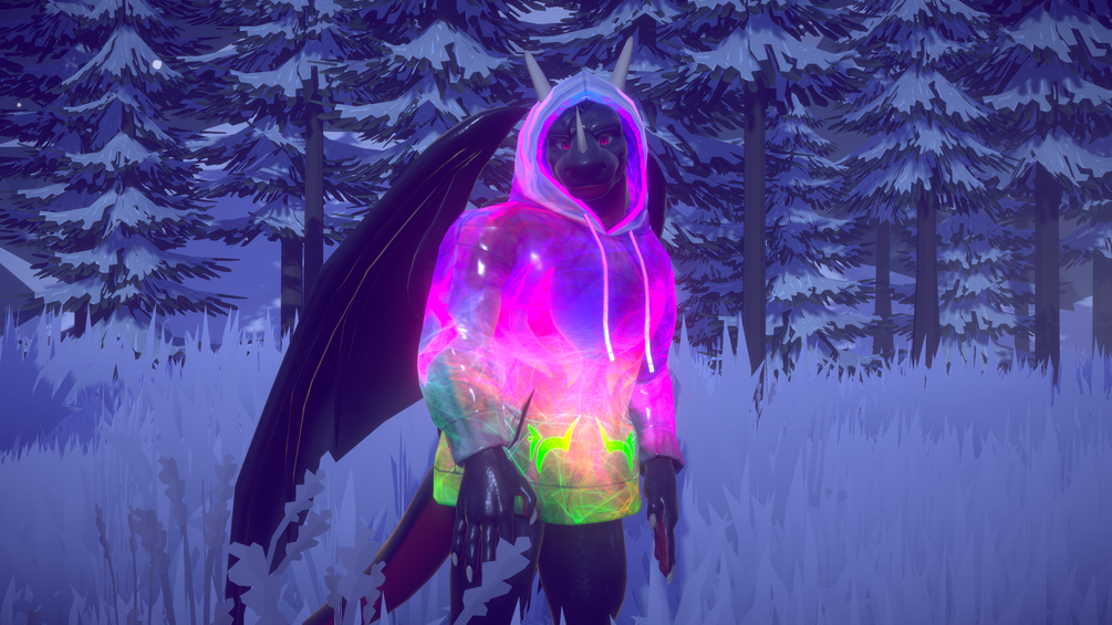 Draconian Hoodie For Vrchat 4755