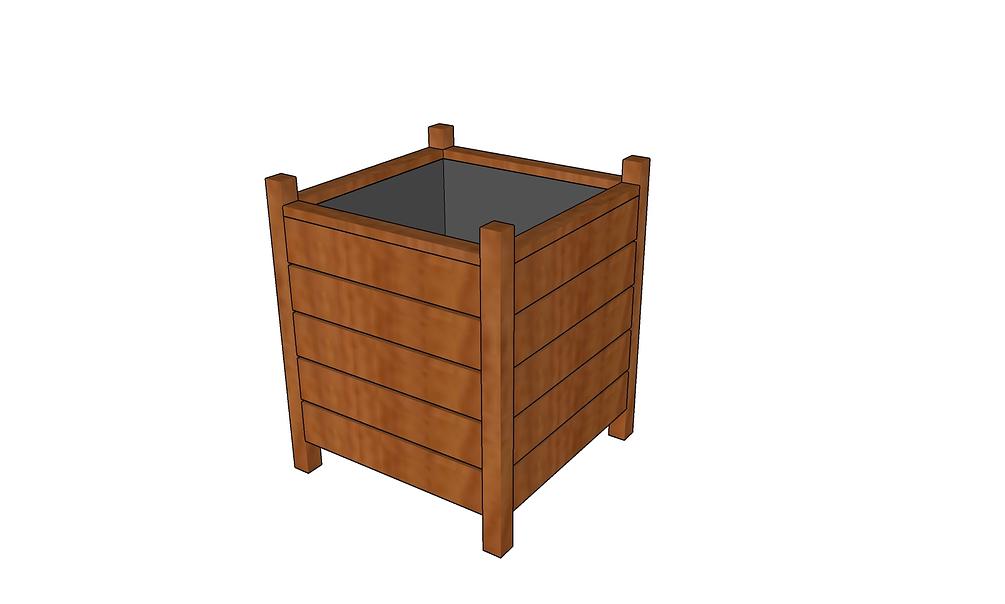 Modern Square Planter Plans