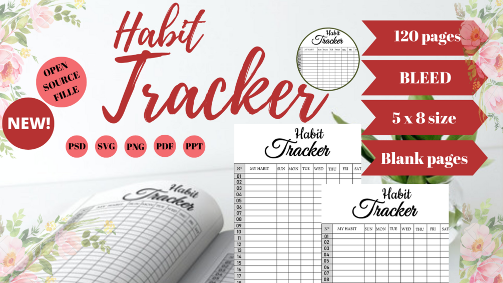 Printable habit trackers , habit tracker templates, routine trackers ...