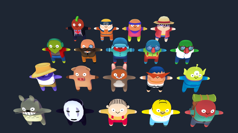 Cartoon characters pack 2 Cartoon characters pack 2