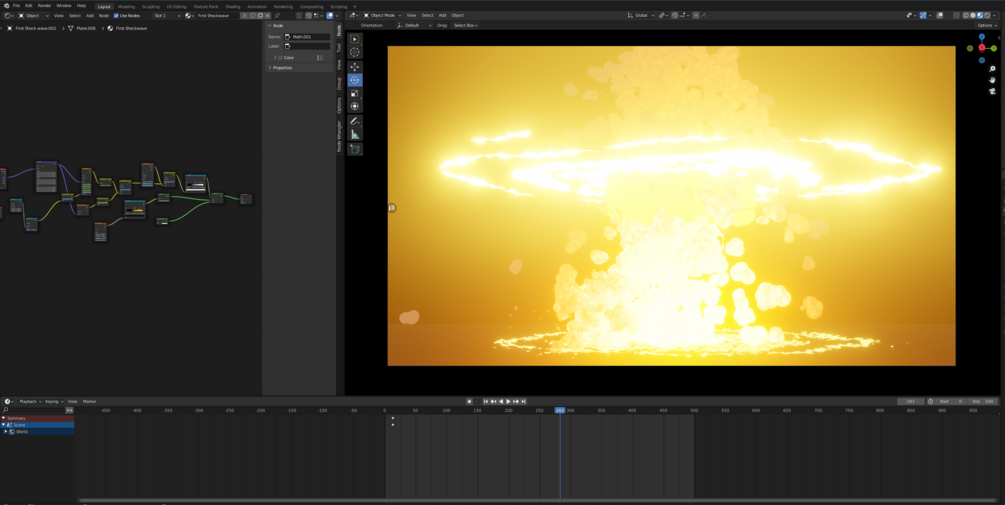 Anime Explosion Blender Project File