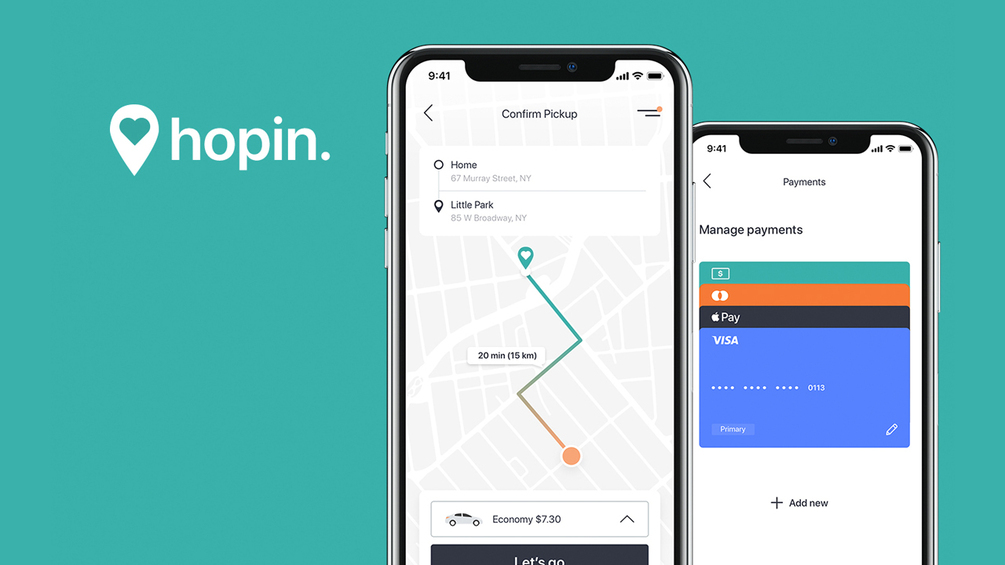 Hopin - Ride Booking UI Kit