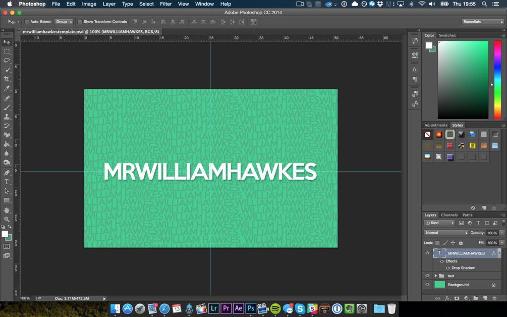 Desktop Wallpaper Template PSD File