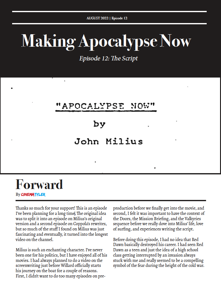 [Companion PDF] Making Apocalypse Now - Episode 12: The Script