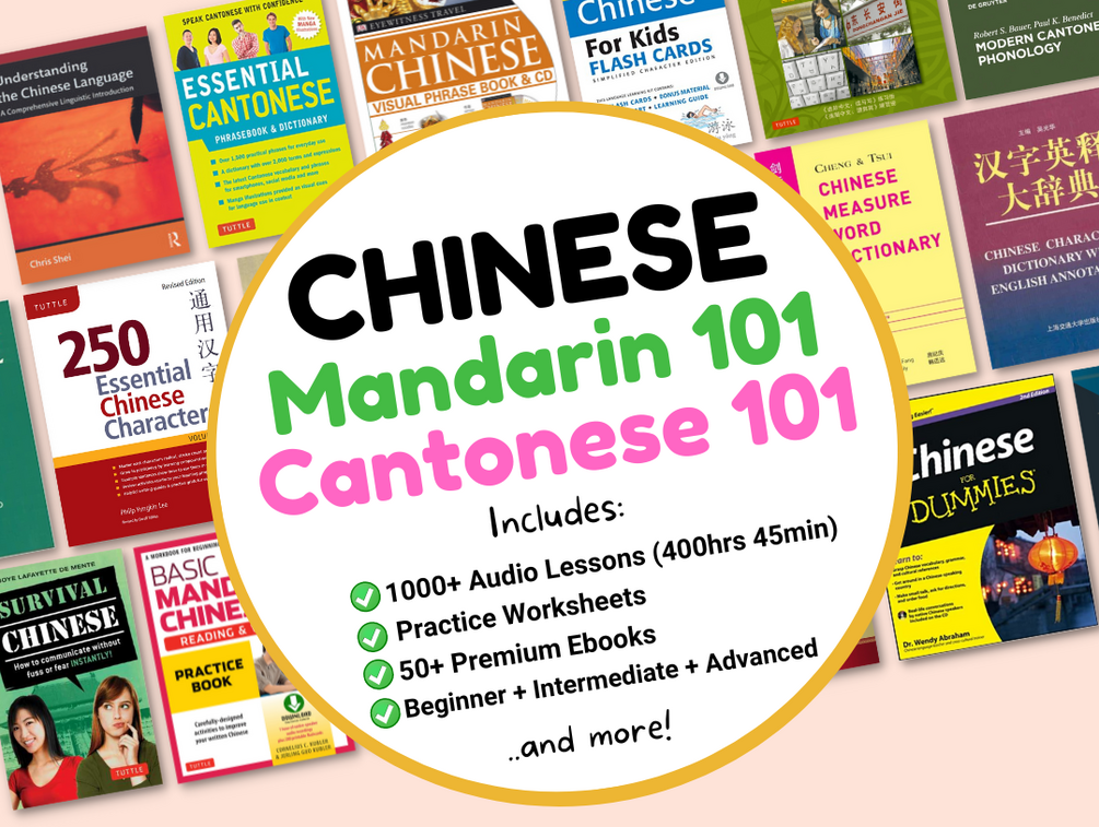 Chinese Language Pack (Beginner + Intermediate + Advanced)