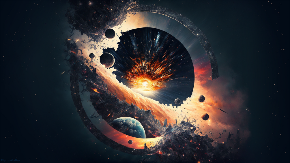 Universe Collision (4K/8K Wallpaper)