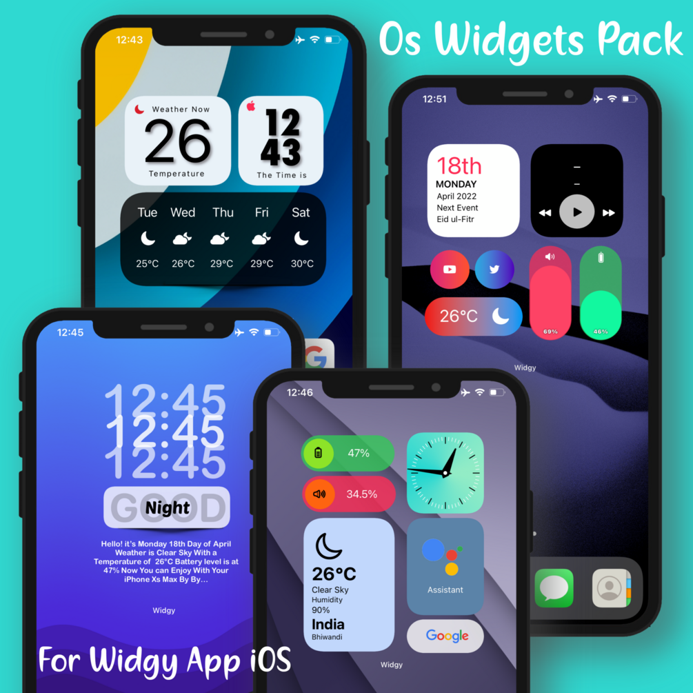 Os Widgets Pack For Widgy (iOS)