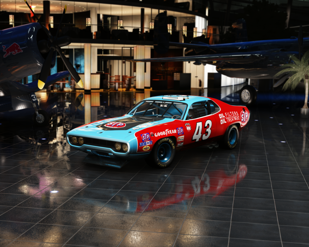 Plymouth Roadrunner 1971 prepared for NASCAR