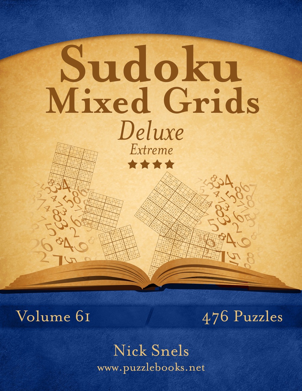 Sudoku Mixed Grids Deluxe - Extreme - Volume 61 - 476 Logic Puzzles