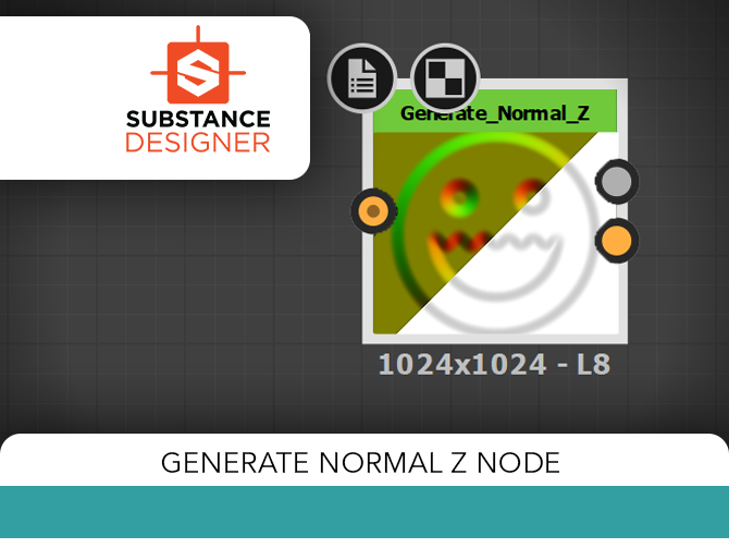 Substance Designer - Generate Normal Z Node