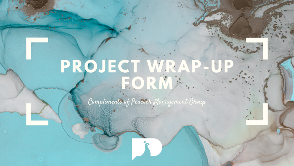 Project Wrap-Up Form