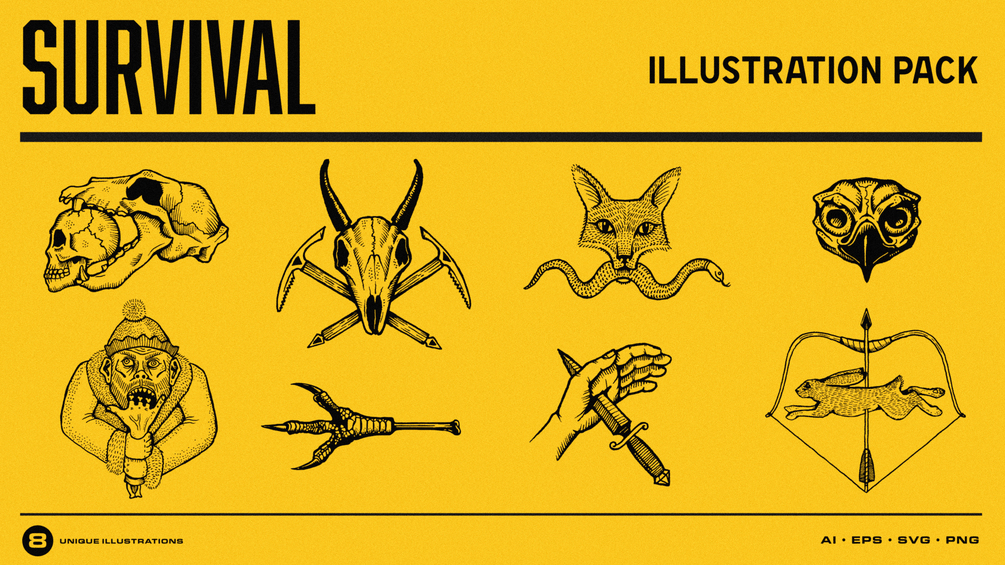 Survival Illustration Pack