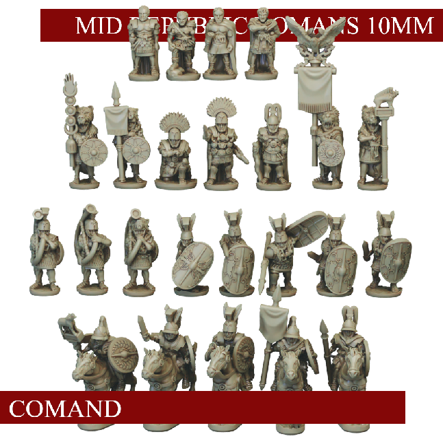 10mm Mid Republic Romans: Command