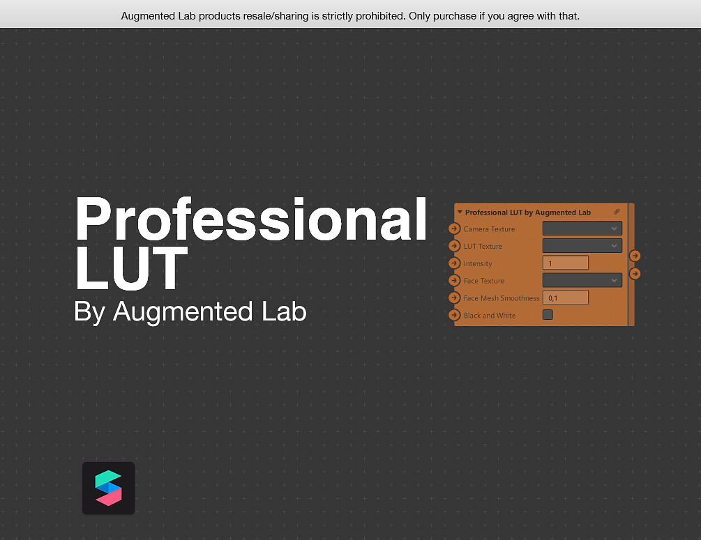 Professional LUT for Spark AR - USE LUTS IN JPG!